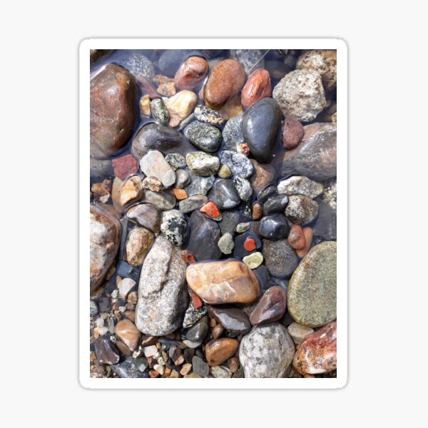 "Fall Color River Rocks" Sticker for Sale by JenJoiner | Redbubble