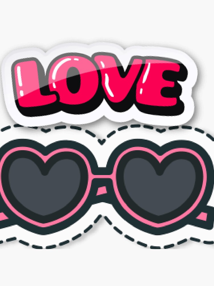 "Love simbol " Sticker by Nilasundar | Redbubble