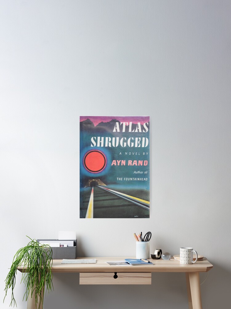"Atlas Shrugged" Poster for Sale by 9DreamaDream | Redbubble