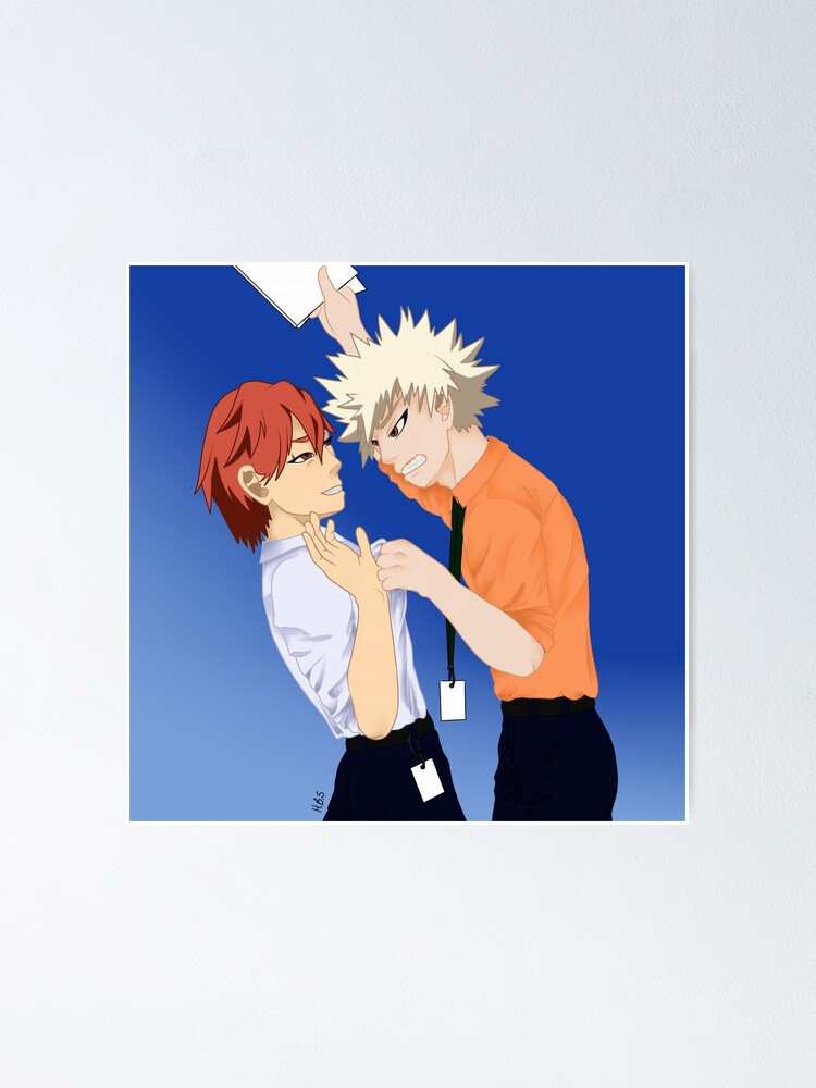 "Bakubro Office AU" Poster by dprdeanlove | Redbubble