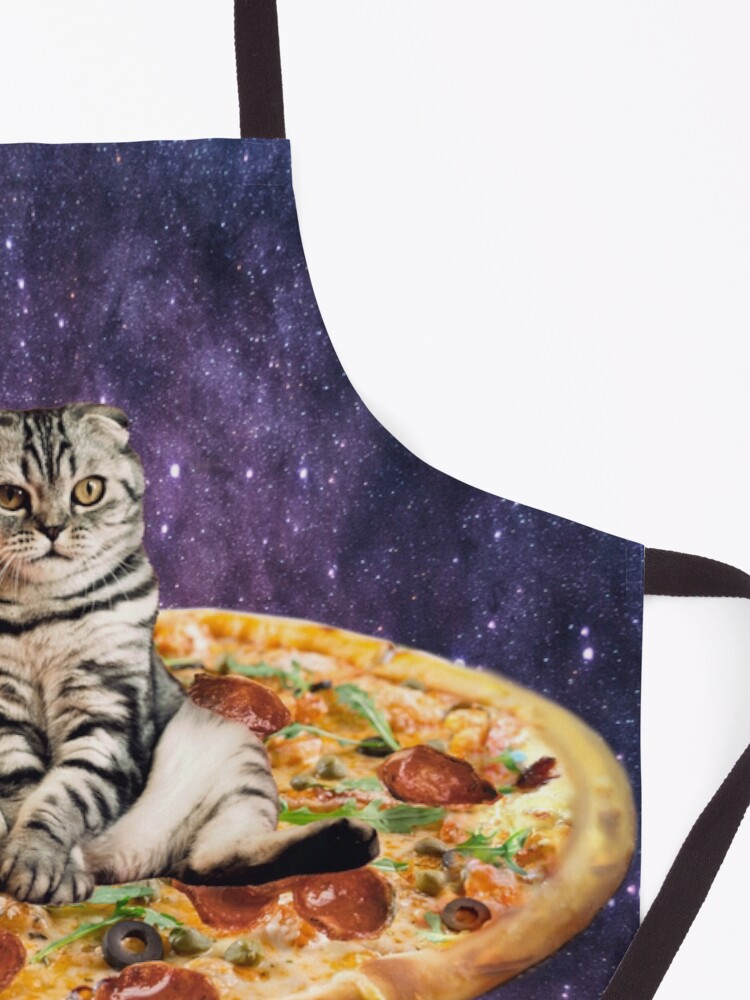 "Pizza Cat in Space" Apron for Sale by MeowMerch | Redbubble