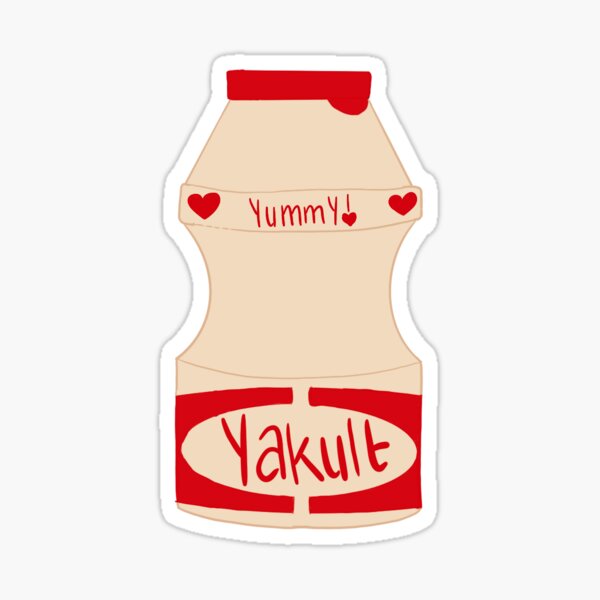 Pegatina «Pegatina Yakult» de rainb0w0tter | Redbubble