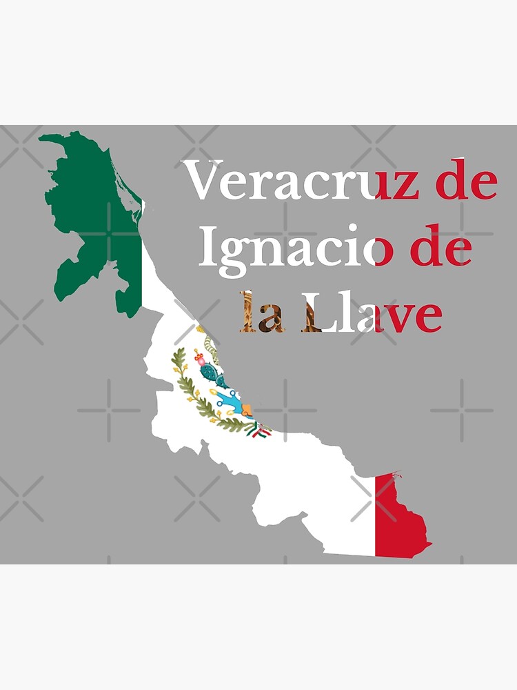"Veracruz State Map, Mexico." Poster by marosharaf | Redbubble