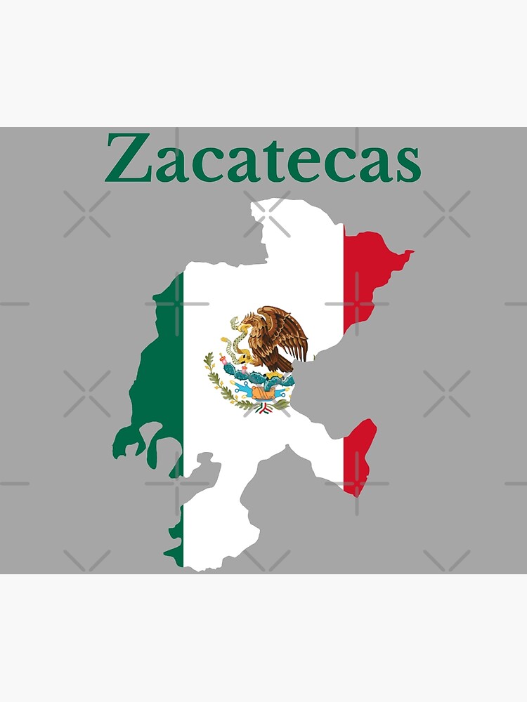 "Zacatecas State Map, Mexico." Poster for Sale by MKCoolDesigns MK ...