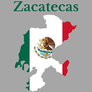 "Zacatecas State Map, Mexico." Poster for Sale by MKCoolDesigns MK ...