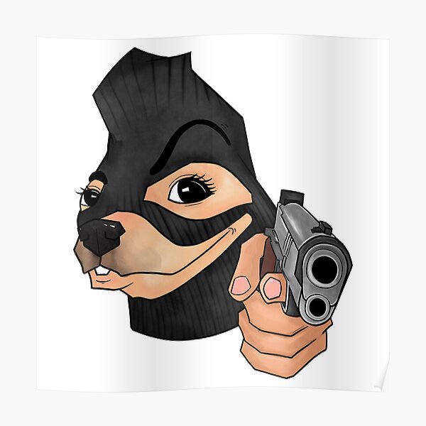 Doge Guns Posters | Redbubble