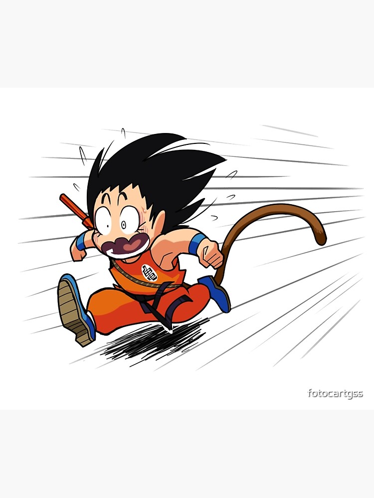 "Goku Run" Art Print by fotocartgss | Redbubble