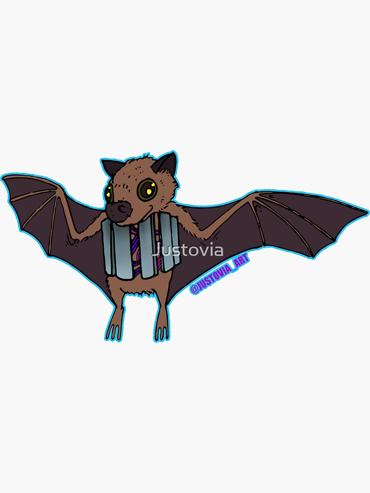 "5G Bat" Sticker by Justovia | Redbubble