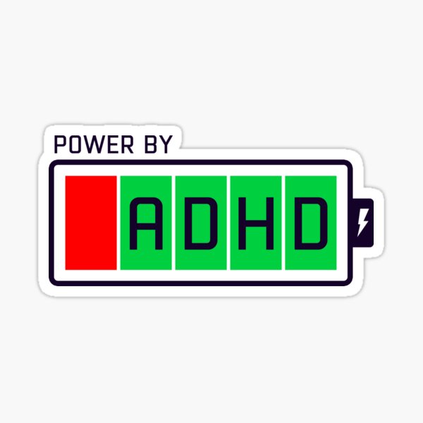 Adhd Funny Quotes Stickers | Redbubble