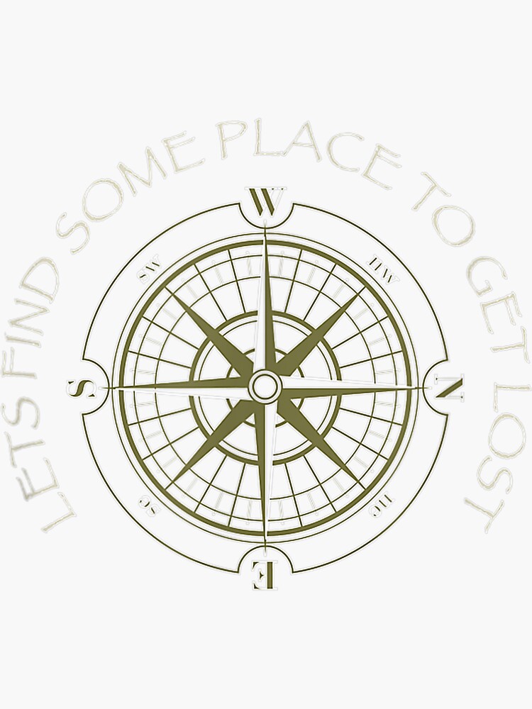 "Overlanding 4x4 adventure off road compass t shirt overland" Sticker ...