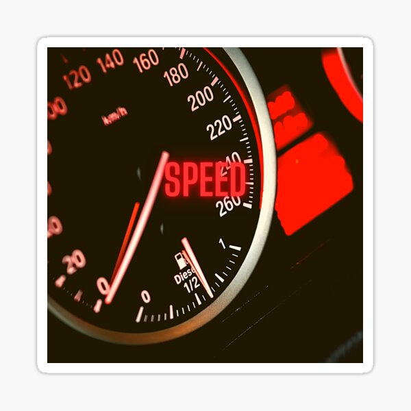 "Speed, F1 inspired design." Sticker for Sale by KaiyoVuori | Redbubble