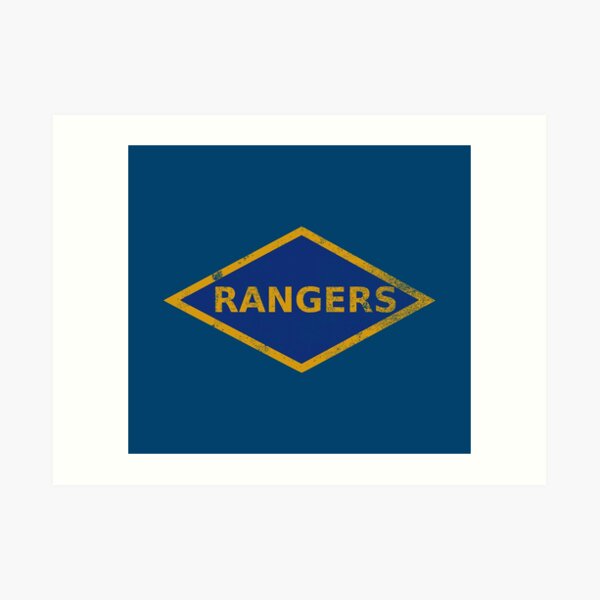 "WW2 Ranger Patch (distressed)" Art Print for Sale by StrongVlad ...