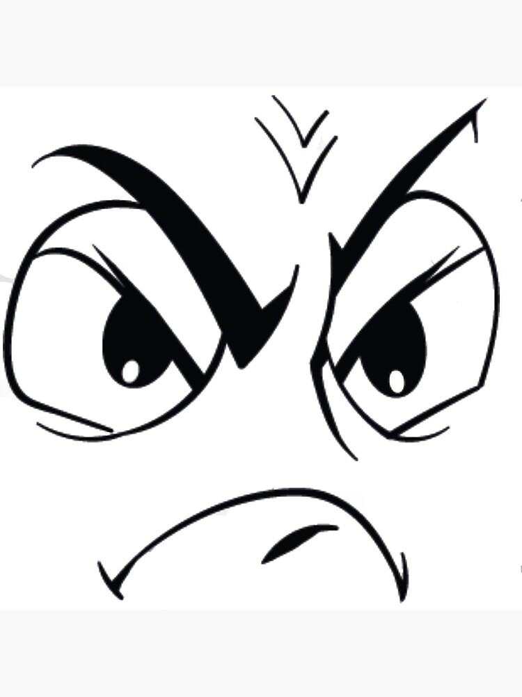 "Angry Emoji" Poster by Goodish | Redbubble