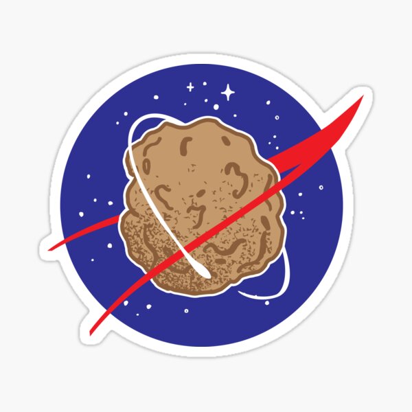"Space meatball logo; NASA " Sticker for Sale by MamSelle | Redbubble