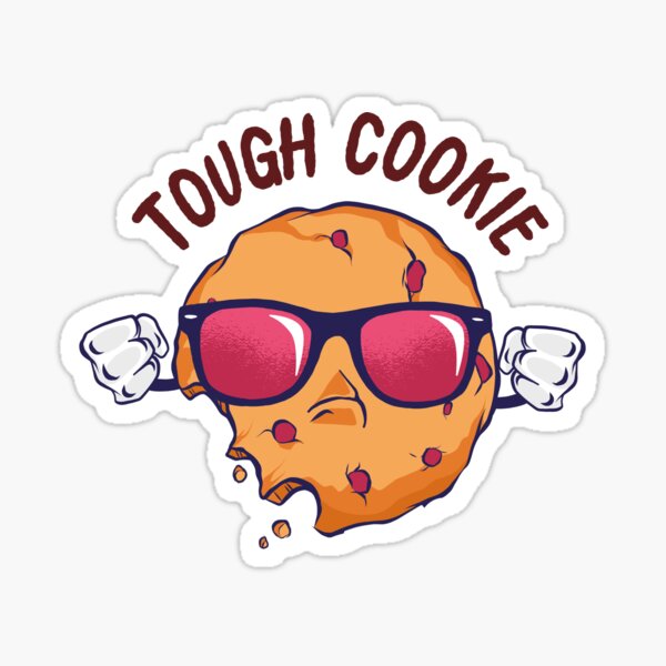 "Tough Cookie | Angry Tough Cookie" Sticker for Sale by mohamedox ...