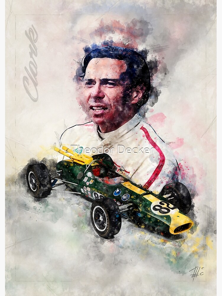 "Jim Clark" Poster by Theodor Decker | Redbubble