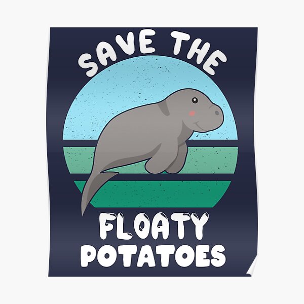 Save The Floaty Potatoes Posters | Redbubble