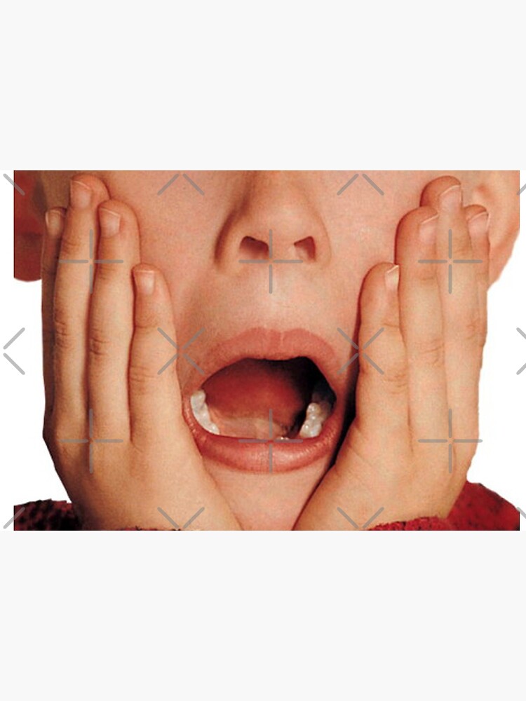 "Home Alone Mask - Kevin McCallister Screaming " Mask for Sale by Envy ...