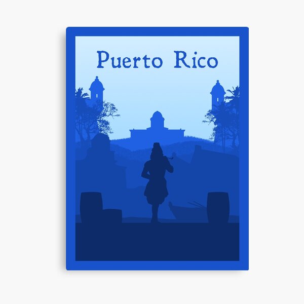 "Puerto Rico - Board Games - Minimalist Travel Poster Style - Board ...