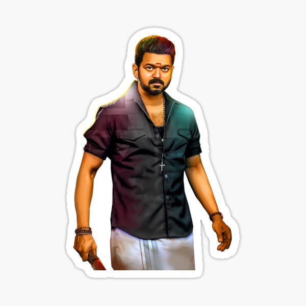 "Tamil actor Vijay " Sticker by 000ceser | Redbubble