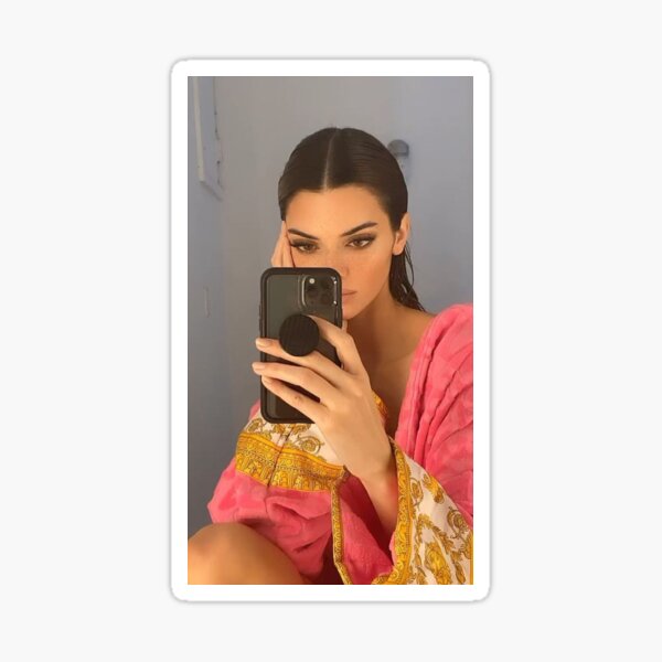 "kendall jenner selfie" Sticker for Sale by rosesharry | Redbubble