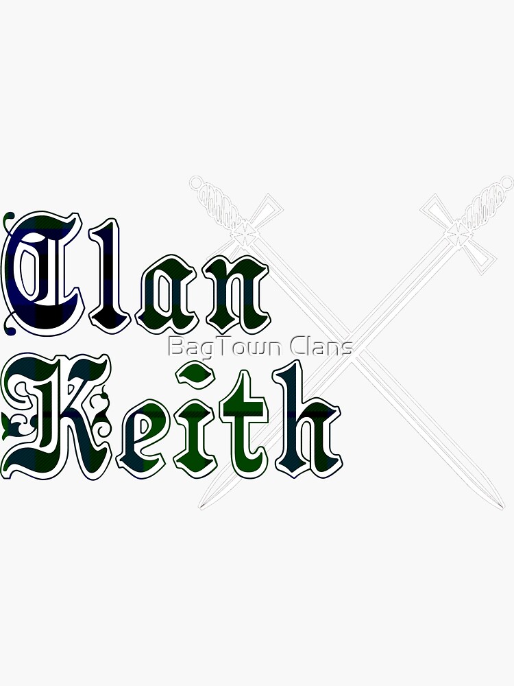 "Clan Keith" Sticker by ljrigby | Redbubble