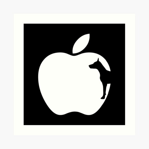 "Black Dog Computers Man and His Best Friend PC Phone Logo" Art Print ...