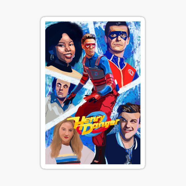 "Henry Danger Poster" Sticker for Sale by Laibafy Inc | Redbubble
