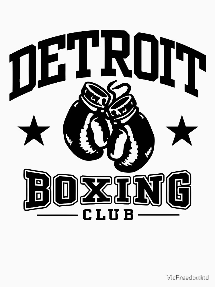 "Detroit Boxing Club" Essential T-Shirt for Sale by VicFreedomind ...