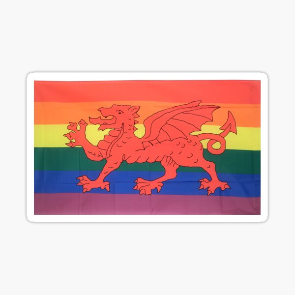 "WELSH LGBT FLAG" Sticker for Sale by Bkarts27 | Redbubble