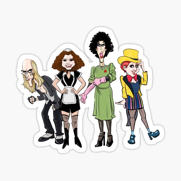 "The Rocky Horror Picture Show" Sticker for Sale by Durkinworks | Redbubble