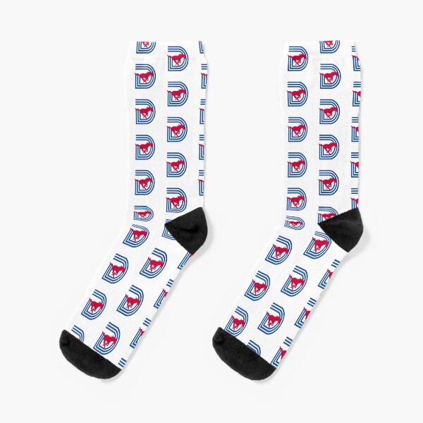 "SMU Triple D Logo" Socks by one-broke-kid | Redbubble