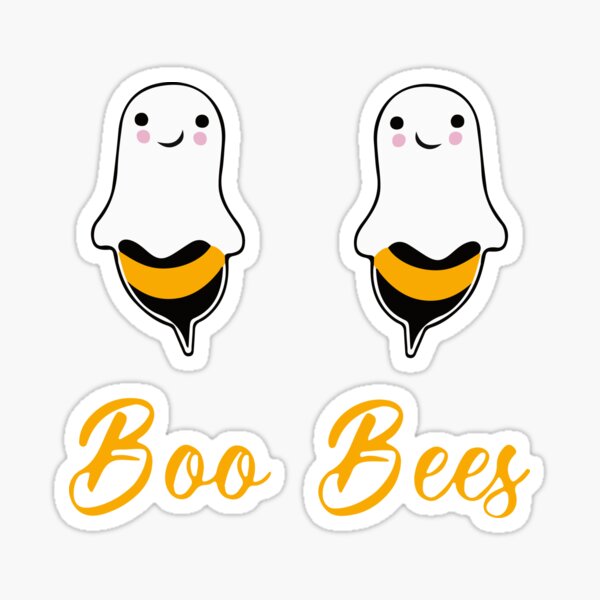"Boo Bees" Sticker for Sale by ArtCormi | Redbubble