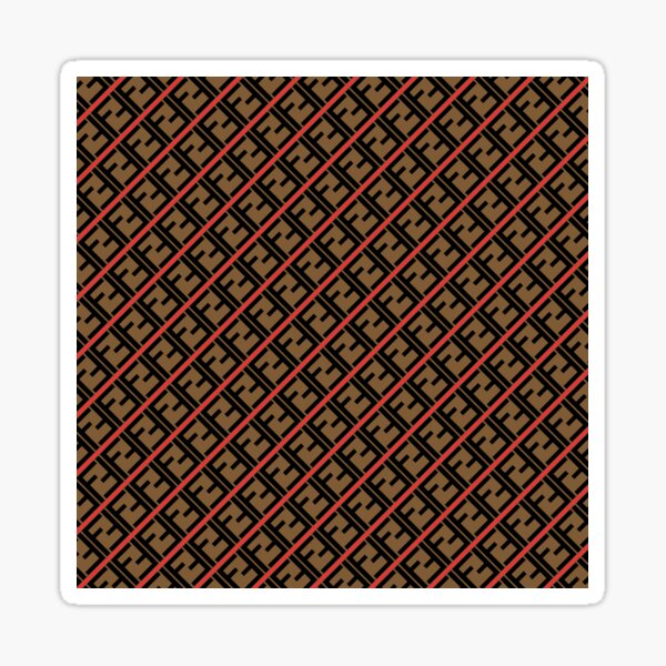 Fendi Roma Stuff Stickers | Redbubble