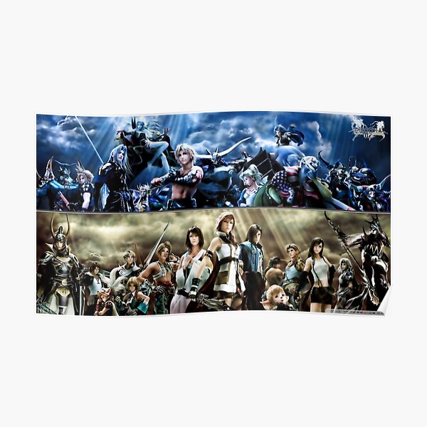 "012 Dissidia Final Fantasy" Poster by SuperBoris | Redbubble