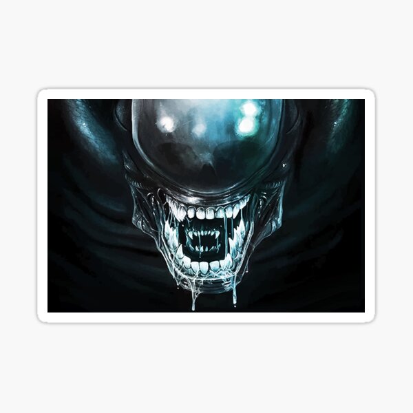 "Xenomorph Alien" Sticker for Sale by Envy-Merch | Redbubble