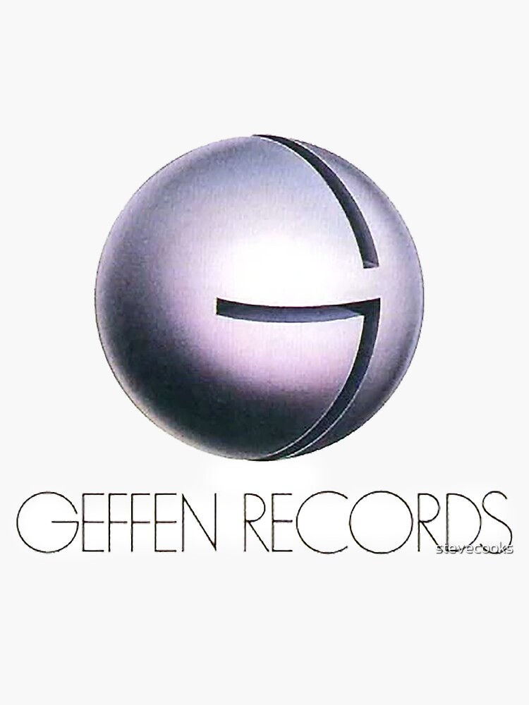 "Geffen Logo" Sticker for Sale by stevecooks | Redbubble