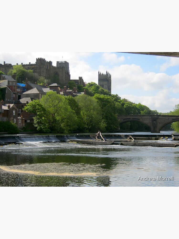 "Durham Riverside And Cathedral " Art Print by A-Morrell-Art | Redbubble