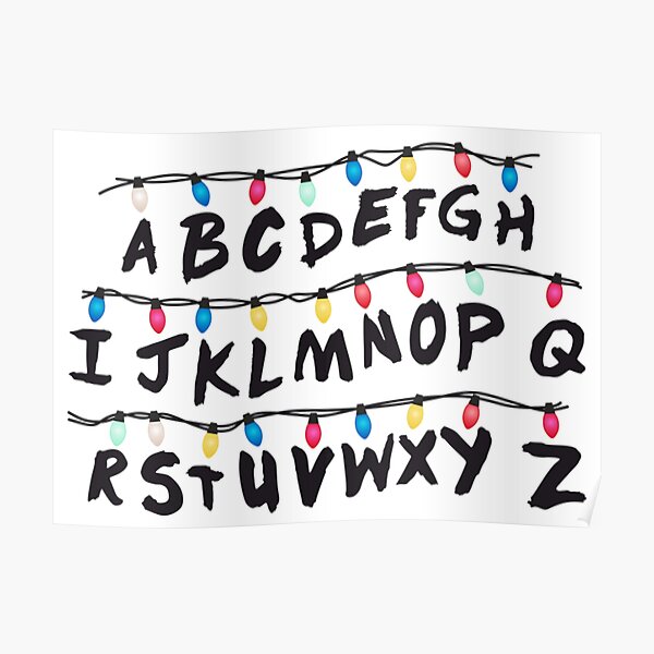 "ABCDEFGH" Poster for Sale by Ceced0107 | Redbubble