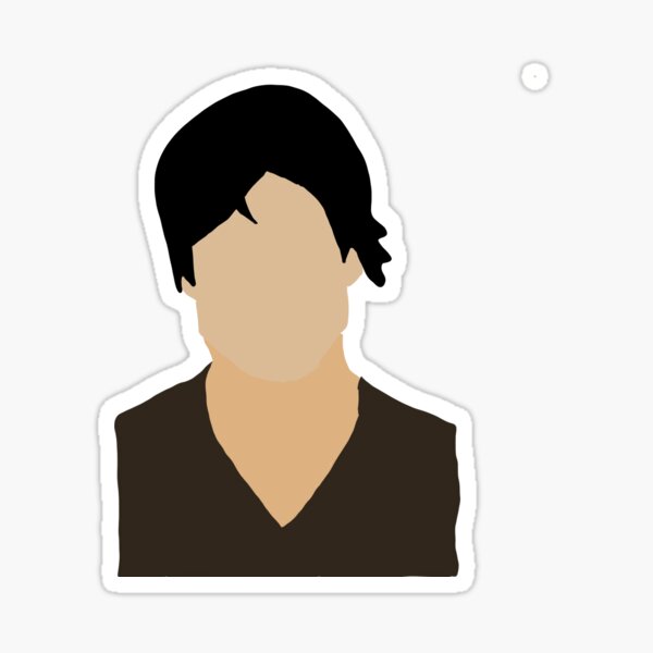 "Damon Salvatore" Sticker by abcole45 | Redbubble