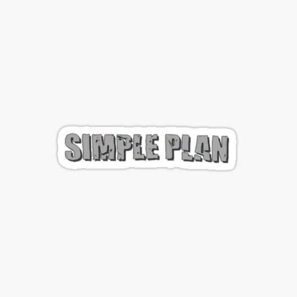 Simple Plan Stickers | Redbubble