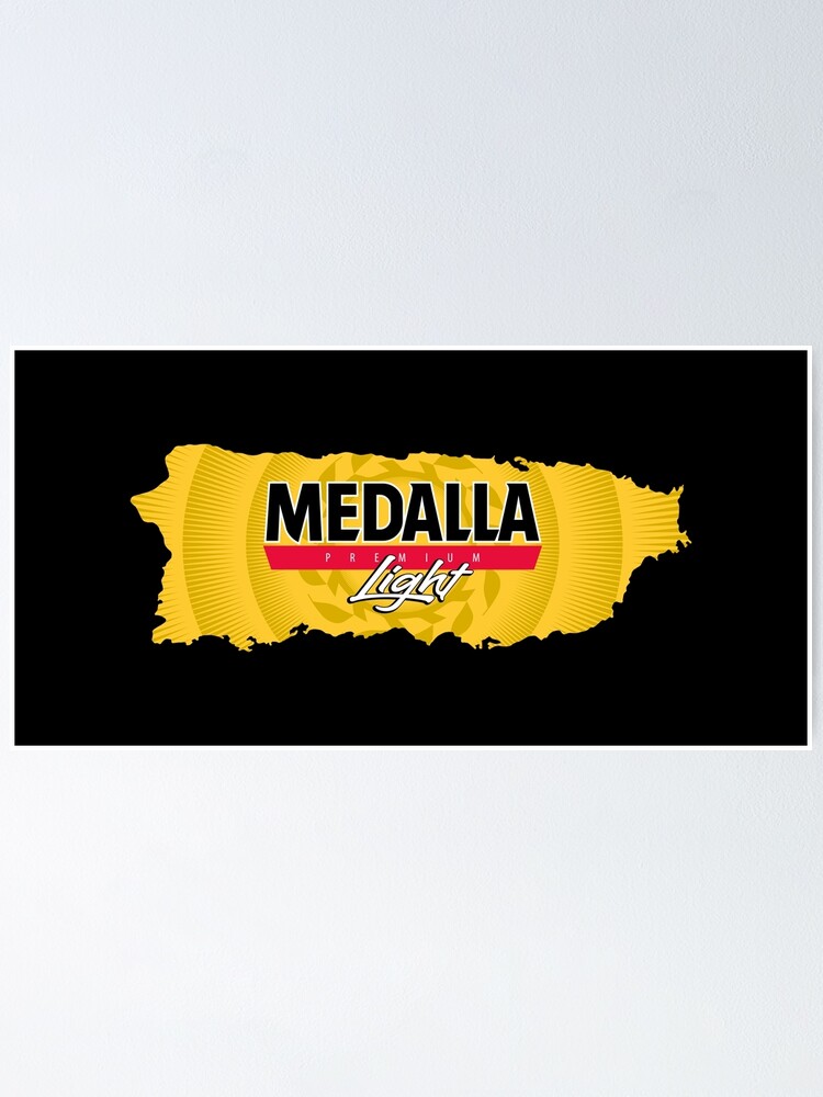"Medalla Light Puerto Rico" Poster for Sale by Liomal | Redbubble