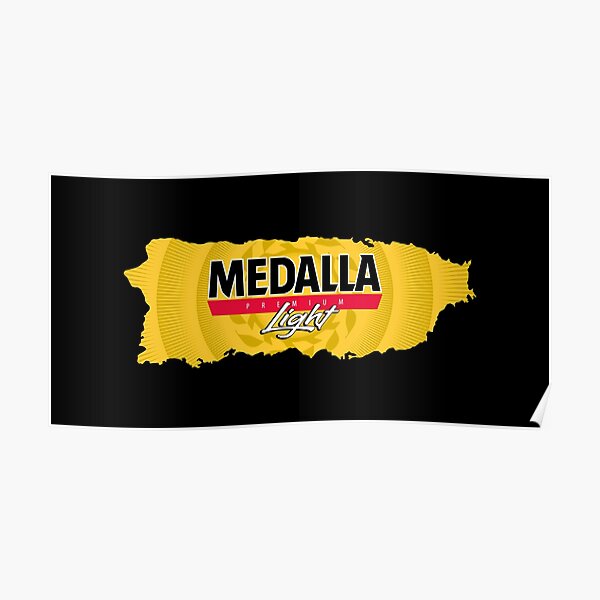 "Medalla Light Puerto Rico" Poster for Sale by Liomal | Redbubble