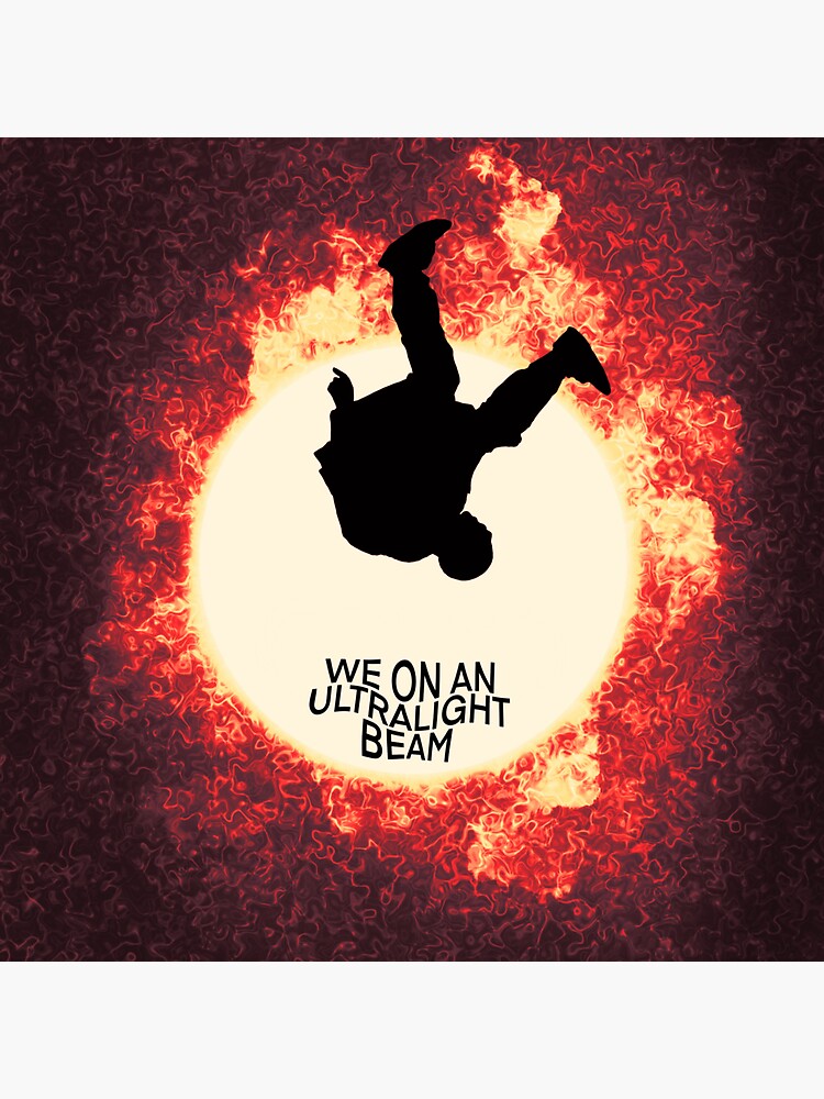 "We on an ultralight beam" Sticker for Sale by salman17 | Redbubble