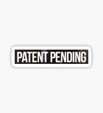 Patent Pending Stickers | Redbubble