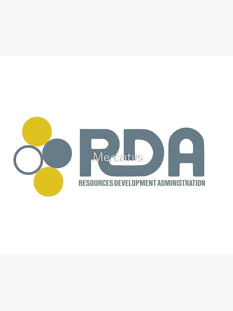 "RDA Logo (Blue and Yellow)" Poster by Mercatus | Redbubble