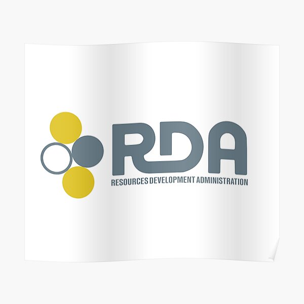 "RDA Logo (Blue and Yellow)" Poster by Mercatus | Redbubble