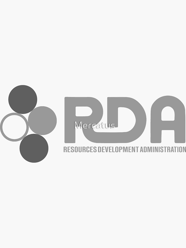 "RDA Logo (Gray)" Sticker for Sale by Mercatus | Redbubble