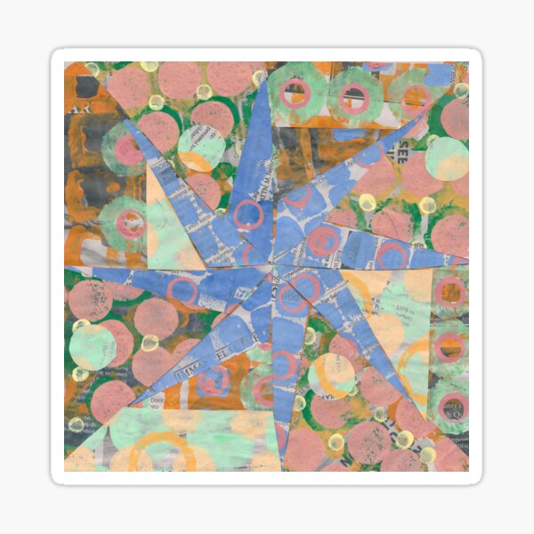 "Blue Pinwheel" Sticker for Sale by nighthawkstudio | Redbubble