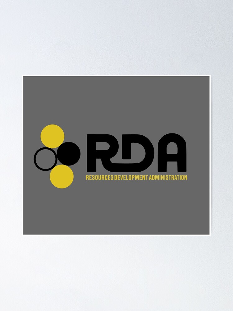 "RDA Logo (Black and Yellow)" Poster by Mercatus | Redbubble